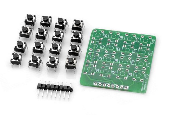 Mcu Extension 4 X 4 16 Key Matrix Keyboard Module For Arduino 9814